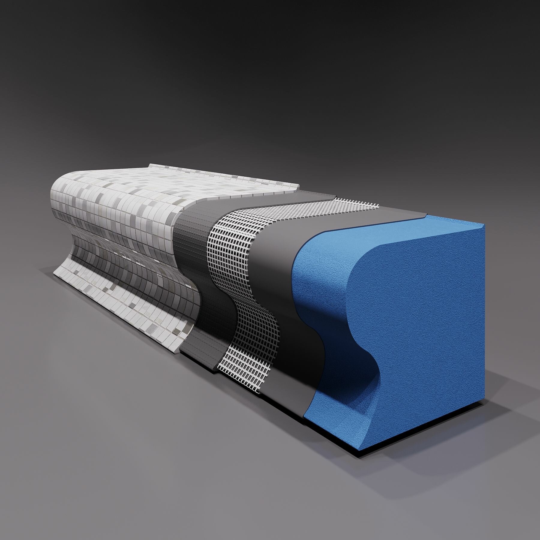 Скамья Picolo Teplofom для Спа, Хамам, Бассейна