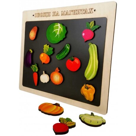 Магнитная игра Нескучные игры "Овощи на магнитах" 15 дет. арт.8352 /30