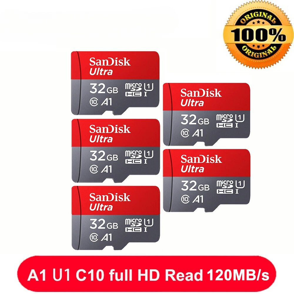 SanDisk Ultra microSDXC карта памяти 32GB-5PCS