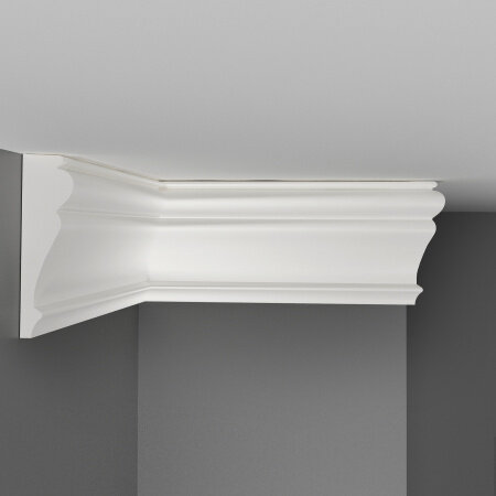 Молдинг гладкий Decomaster D152ДМ В85хШ25хД2000 мм / Декомастер.