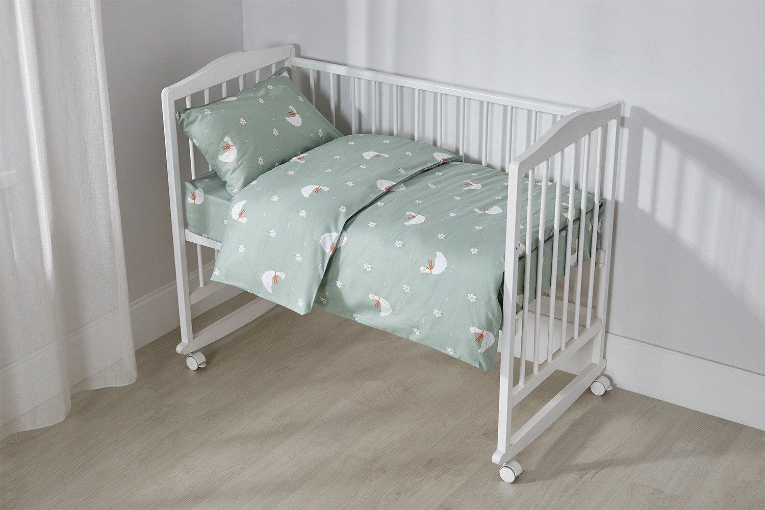 Постельное белье детское MICASA Kids Goose, хлопок поплин, пододеяльник 112х147 см