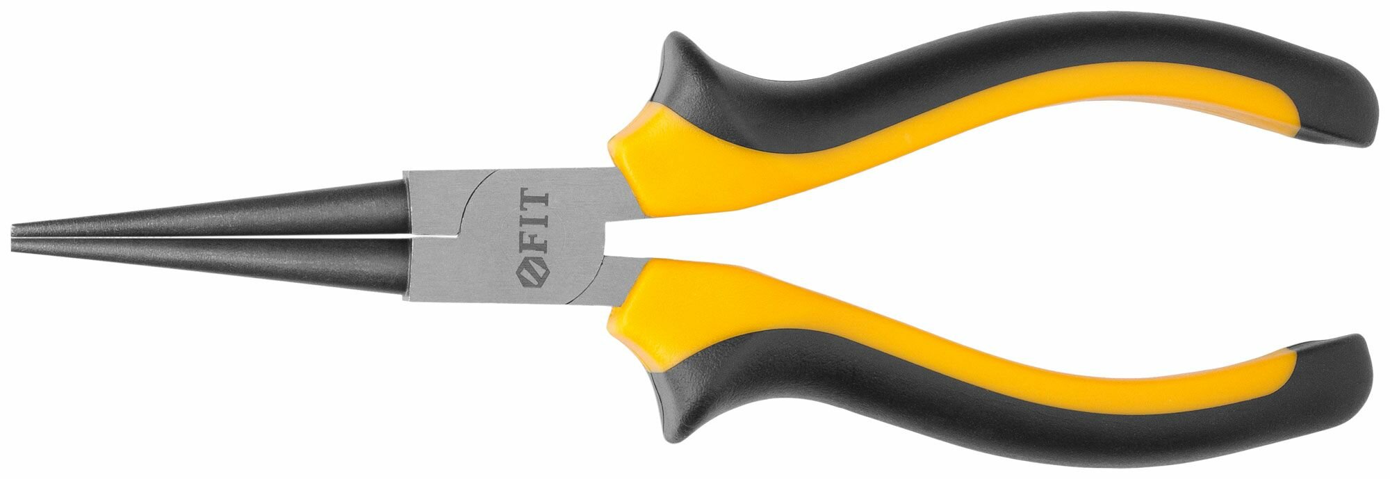 Круглогубцы "Стайл", мягкие прорезиненные ручки, молибденовое покрытие 165 мм