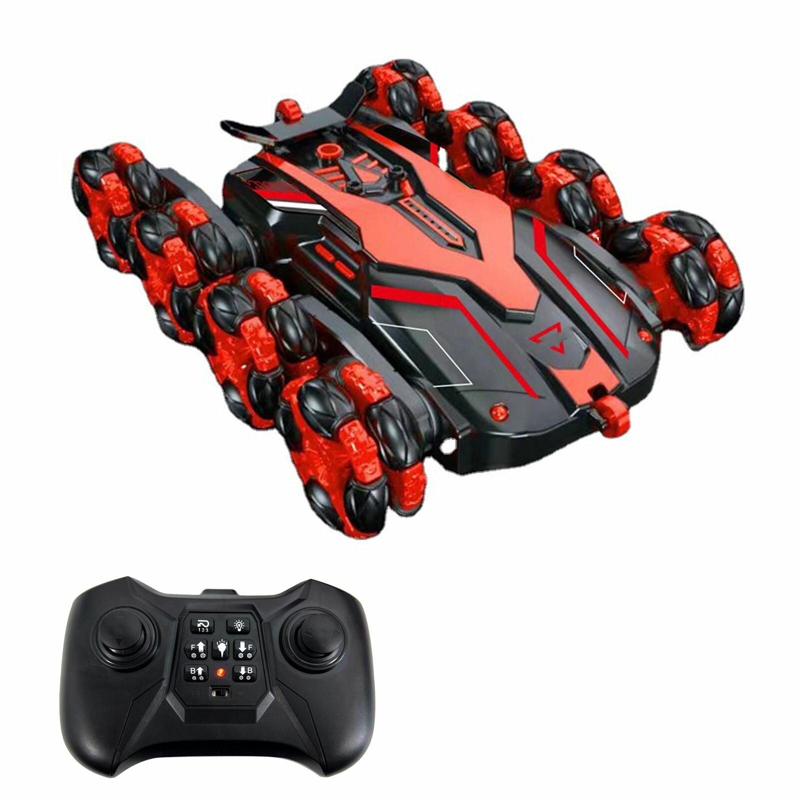 RC Stunt Car for Kids 2.4GHz Remote Control Stunt Car с функцией Spray Light Вращение