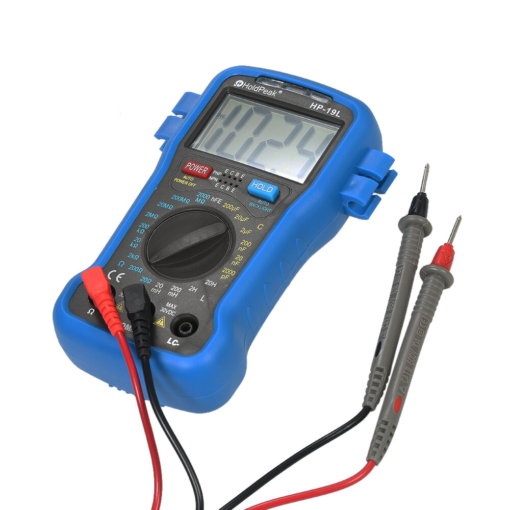 HoldPeak: цифровой LCR-метр с тестом транзисторов