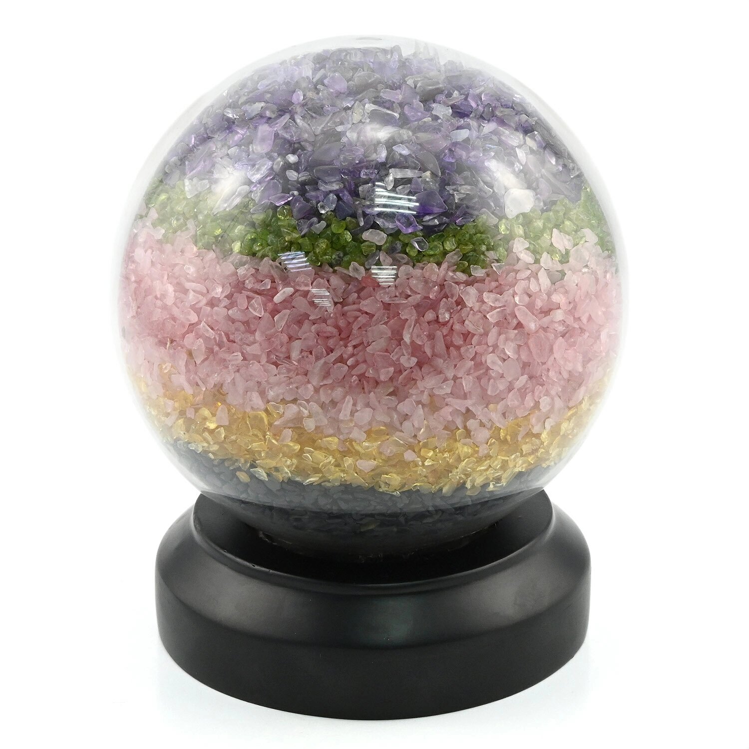 Шар с галтовкой на подставке 155*155*175мм, 3500гр .