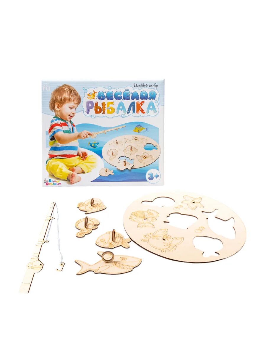 Игра деревянная "Веселая рыбалка"