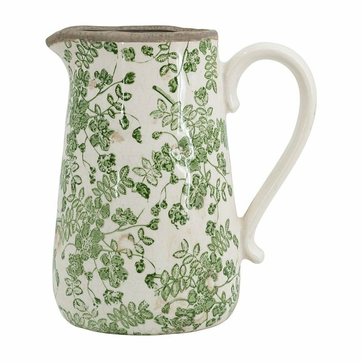 61176 Кувшин декоративный 21х15х23см, керамика, белый, Glasar