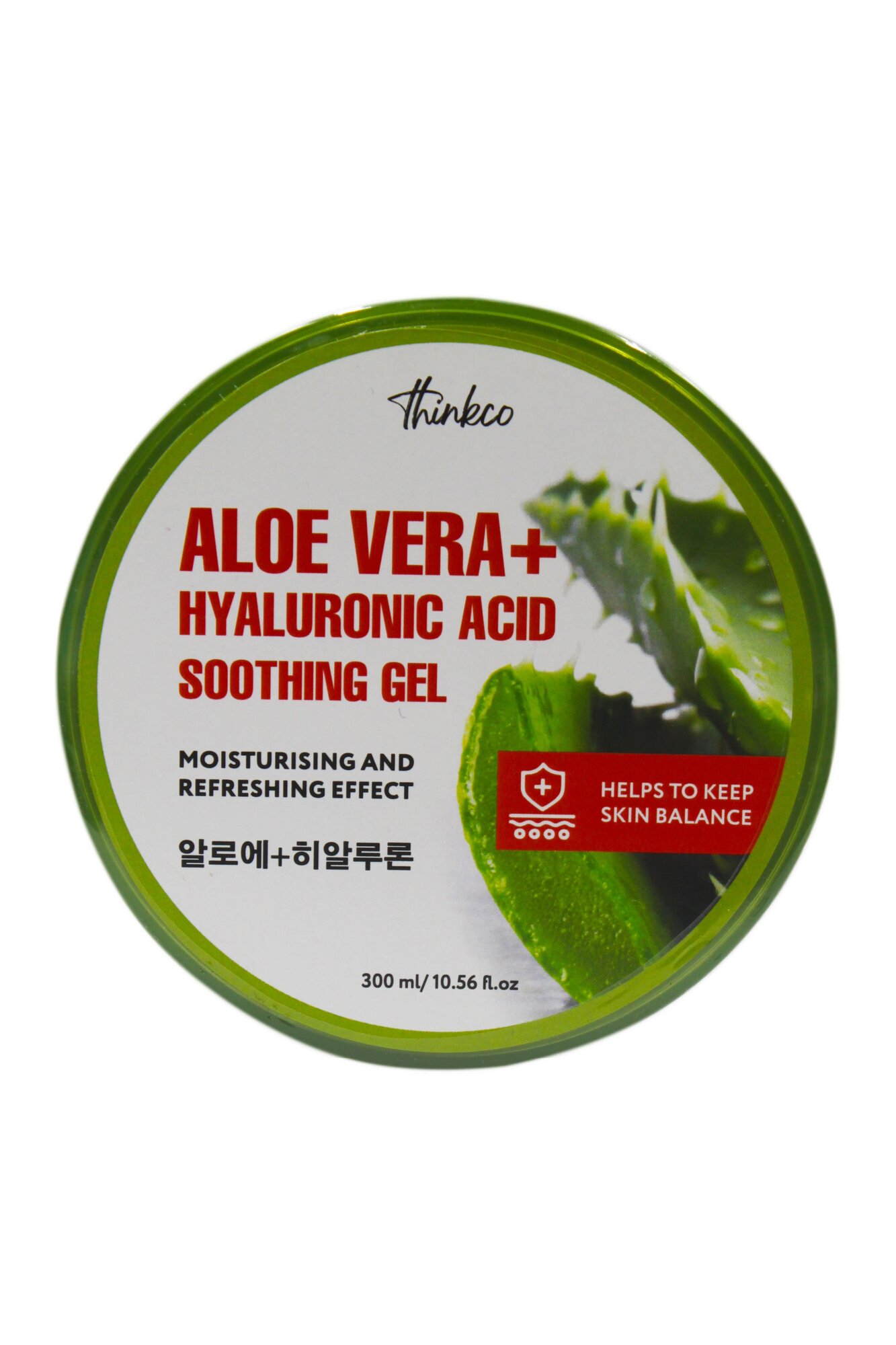 Гель для лица и тела Thinkco с экстр. алоэ и гиалур. кисл, 300мл