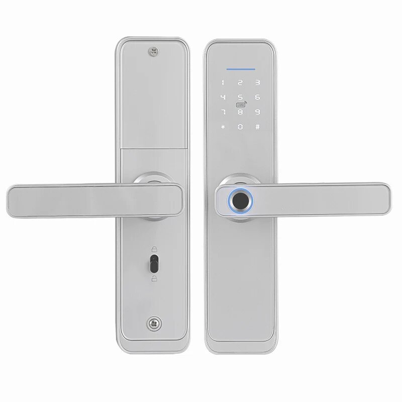 Электронный умный дверной замок TTLOCK VX2 Silver, 22X240 (7085)