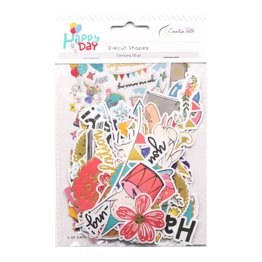 Бумажные высечки The Creative Path 130 шт