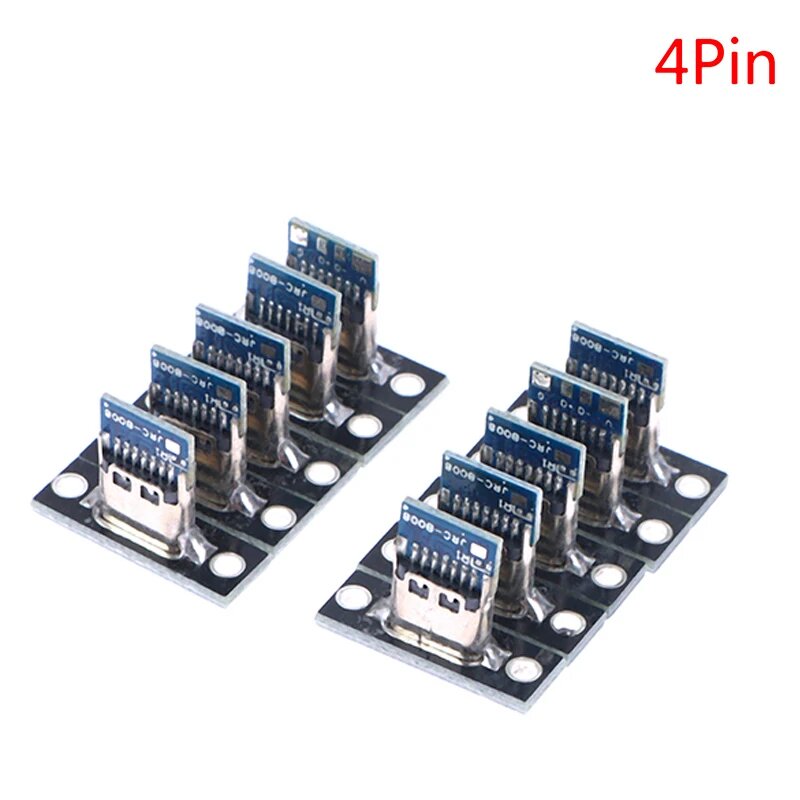 Разъемы USB 3.1 Type-C 2Pin 4Pin 10pcs 4Pin