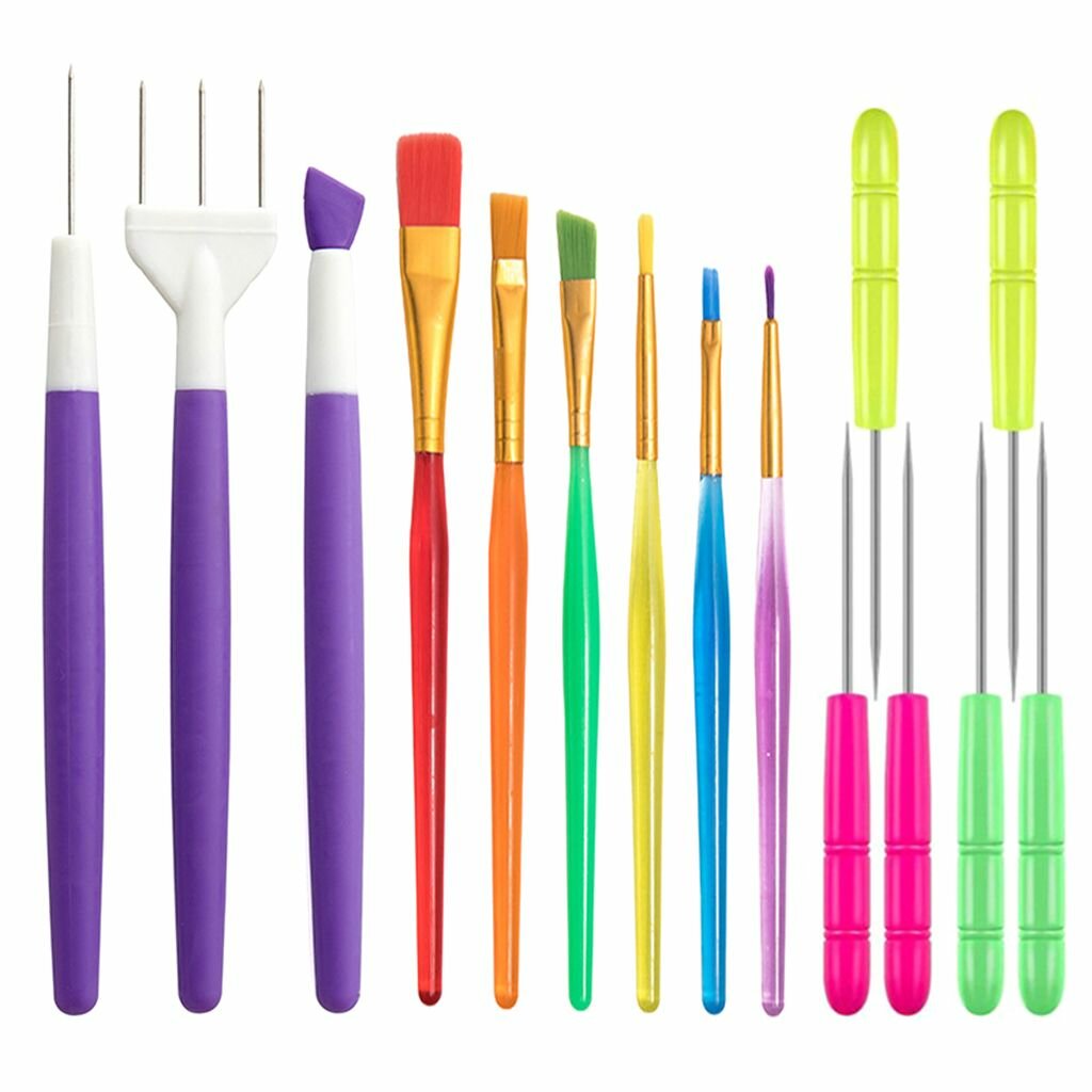 Набор инструментов для приготовления помадки для торта из 15 предметов, выпускная игла, линия для формования выпечки diy, разделочный нож