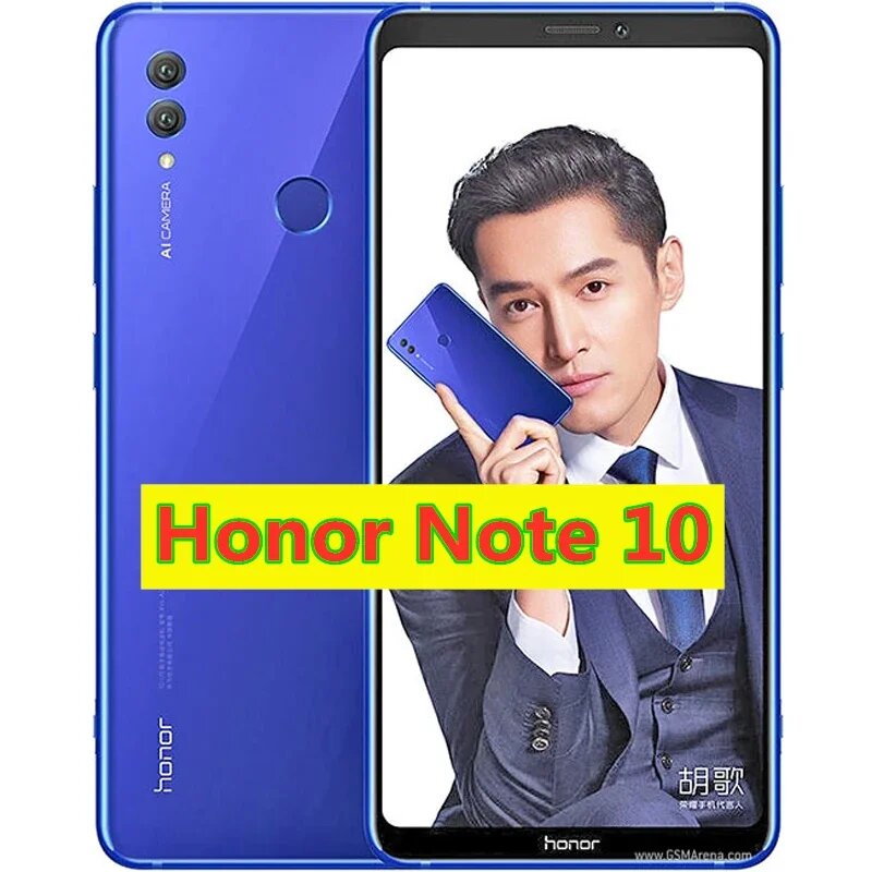 Металлический чехол для Honor Note 10, магнитный поглощающий флип-чехол для Huawei Honor Note Blue