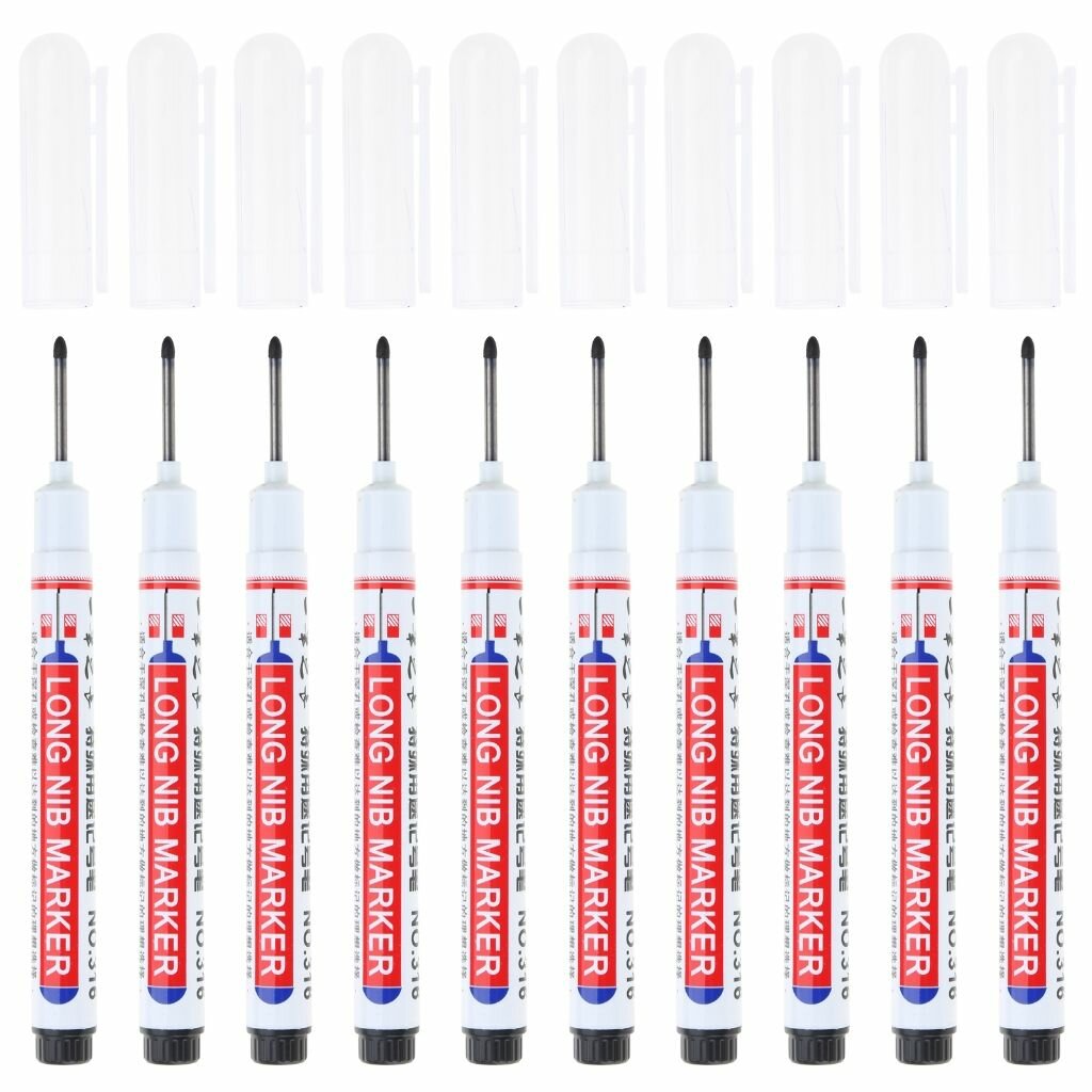 10 шт, специальные маркеры для керамической плитки деревообработки-черный