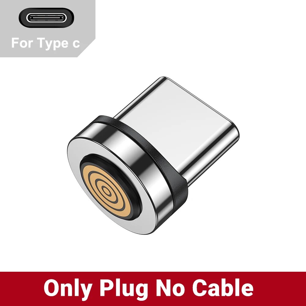 AUFU 60 Вт/5 А PD Провод для быстрой зарядки Магнитный кабель USB типа C к 2 м, Only Plug for Type-C
