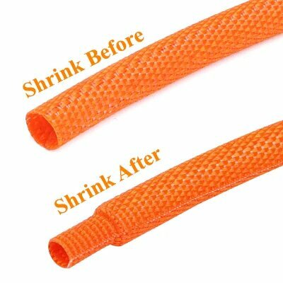 Кабельный рукав нейлон 4-30 мм Orange, 1 meter, 4mm