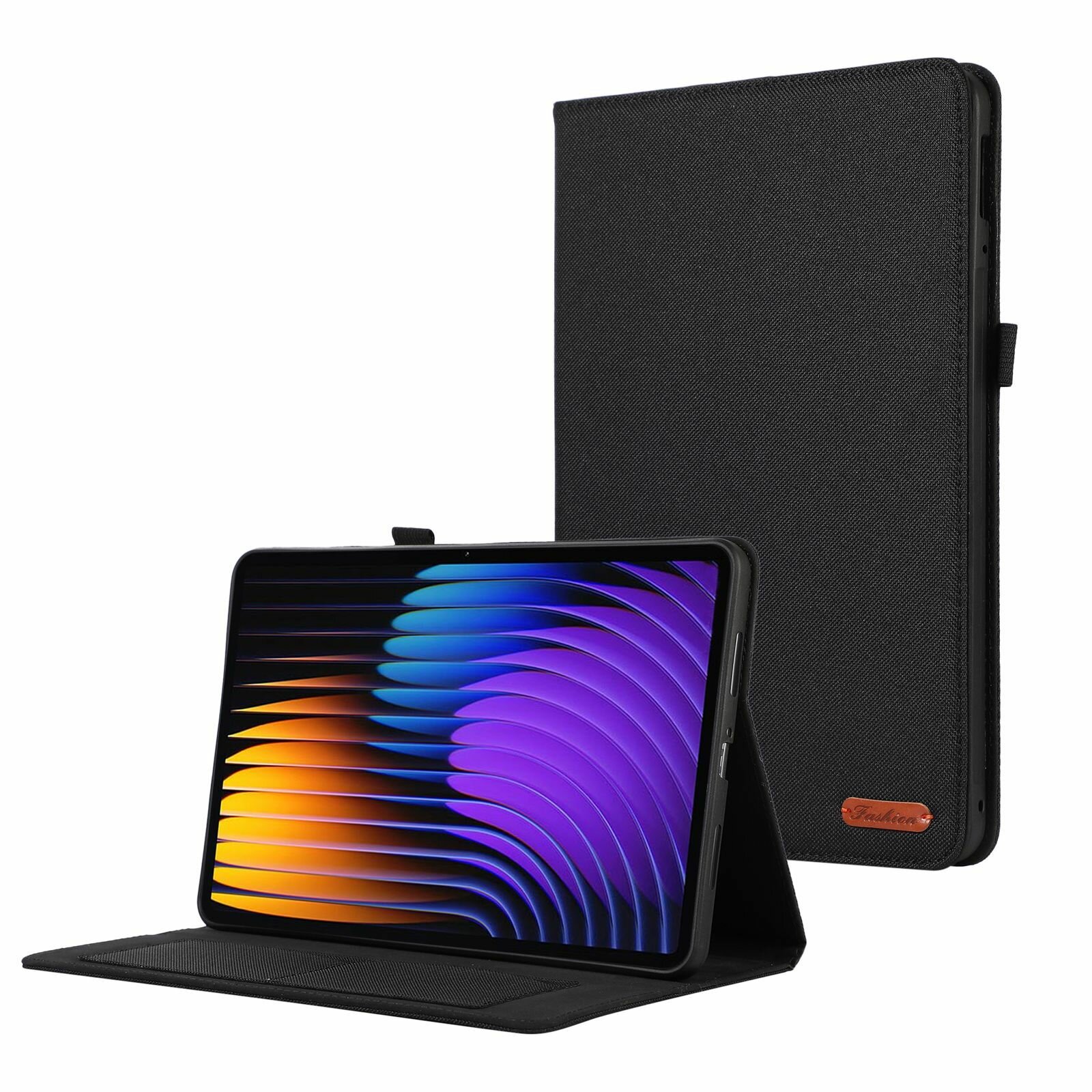 Чехол Pattern для Xiaomi Pad 7 / Xiaomi Pad 7 Pro 2024 года, 11.2 дюйма, черный