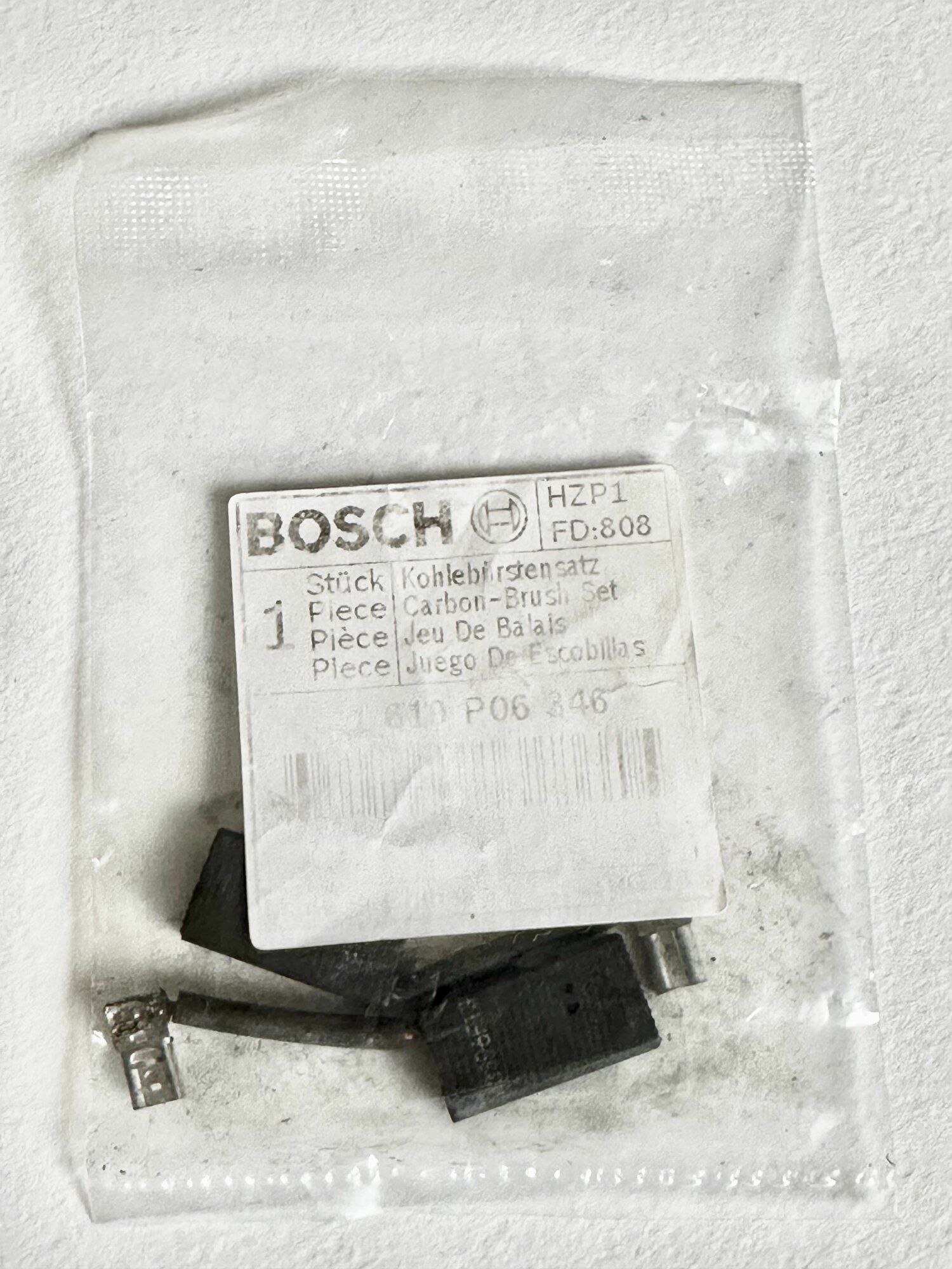 Щетки угольные (графитовые) комплект 2 шт. для пилы циркулярной (дисковой) электрической BOSCH GKS 190. Артикул 1.619. P06.346