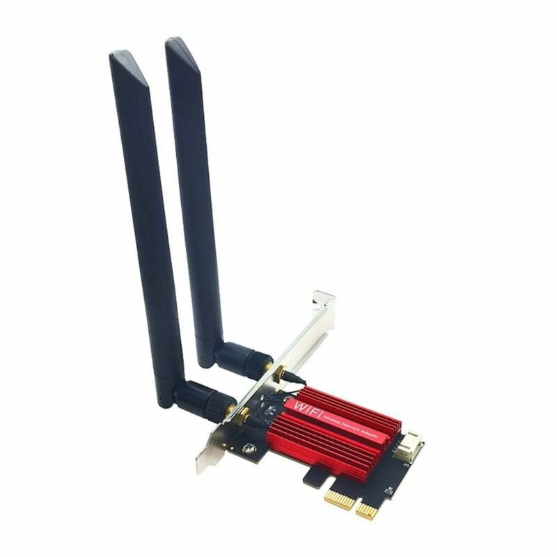 Беспроводной модем, Встроенная беспроводная сетевая карта для настольного компьютера BE200 WIFI7 с антенной 8 дБ, версия Pro, 1 комплект
