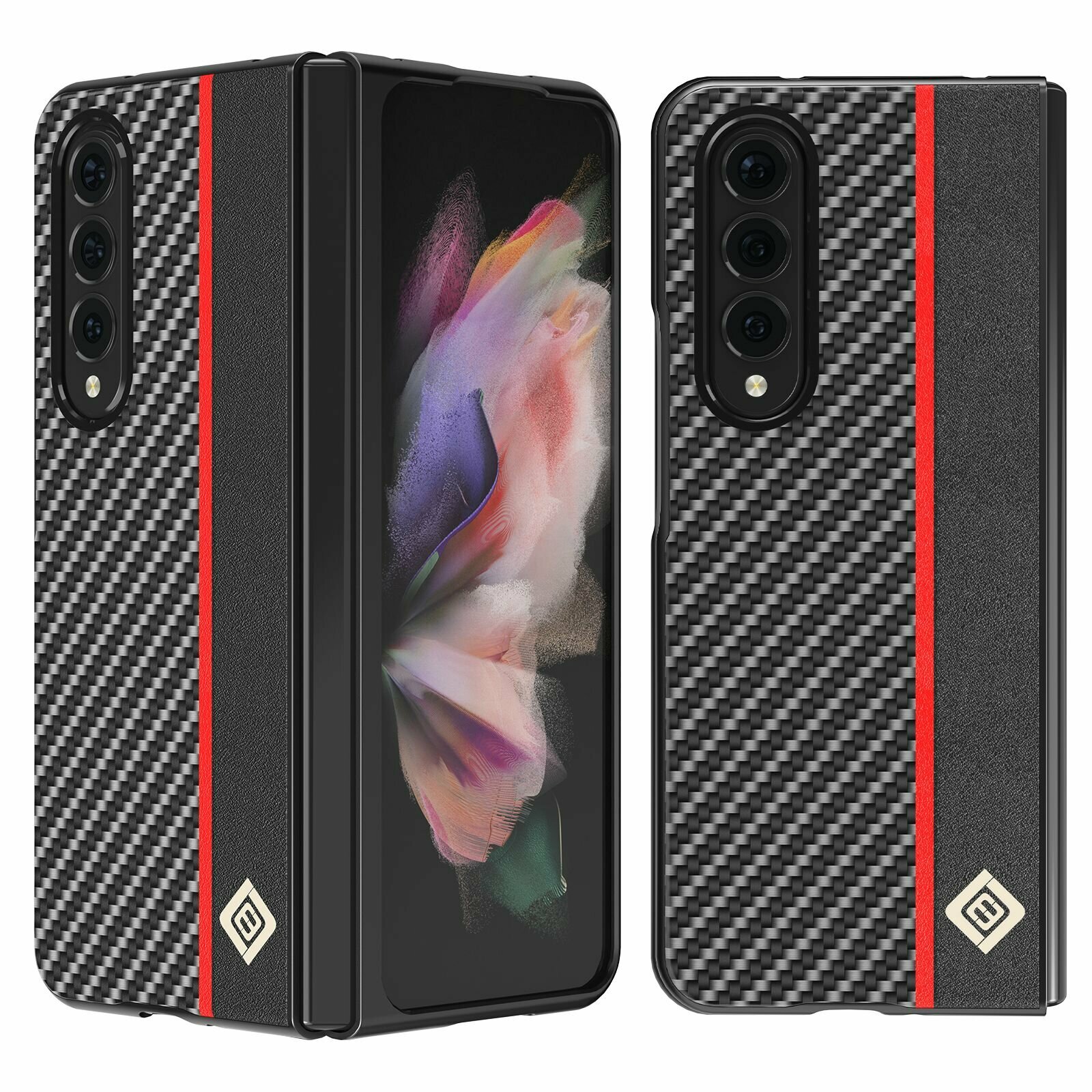 Чехол LCIMEEKE / MyPads для Samsung Galaxy Z Fold3 5G (Самсунг Галакси З Фолд 3), кожаный, бизнес-дизайн