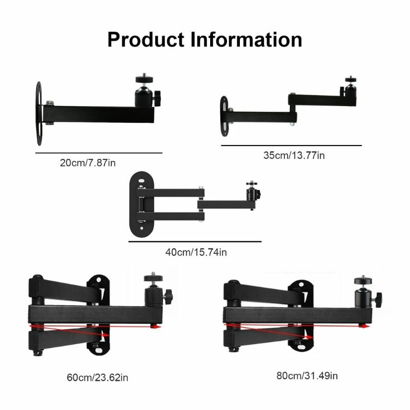 (1 шт.) Настенное крепление для проектора три кронштейна 80 см