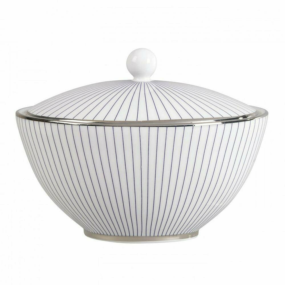 Сахарница Wedgwood Jasper Conran Pin Stripe (50150209561), фарфор, цвет белый