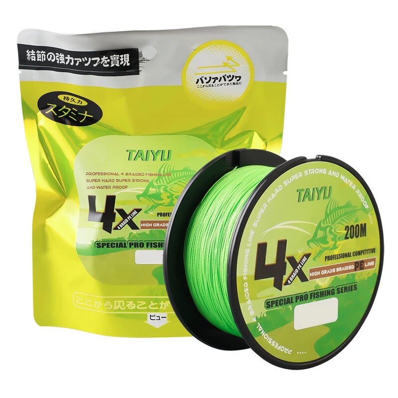 TAIYU X4 плетенка 0.6, 200м, леска для карпа