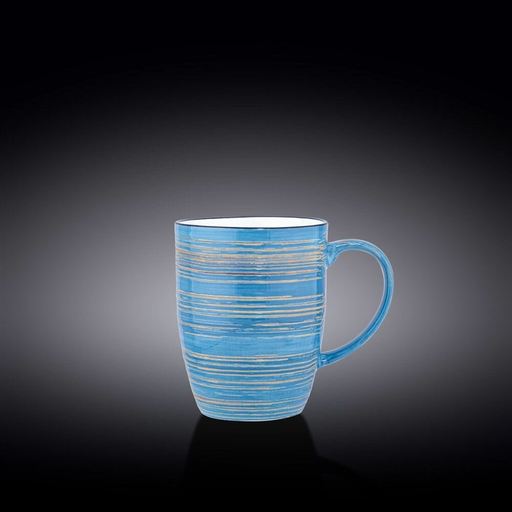 Кружка Спираль голубая 460 мл. (Spiral Blue). Wilmax