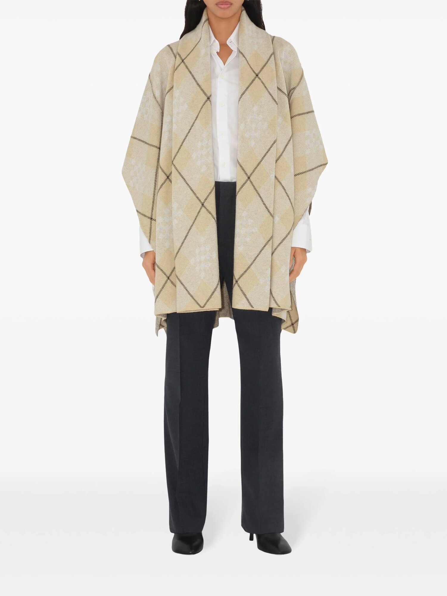 Накидка BURBERRY, размер OneSize, разноцветный — фото 1