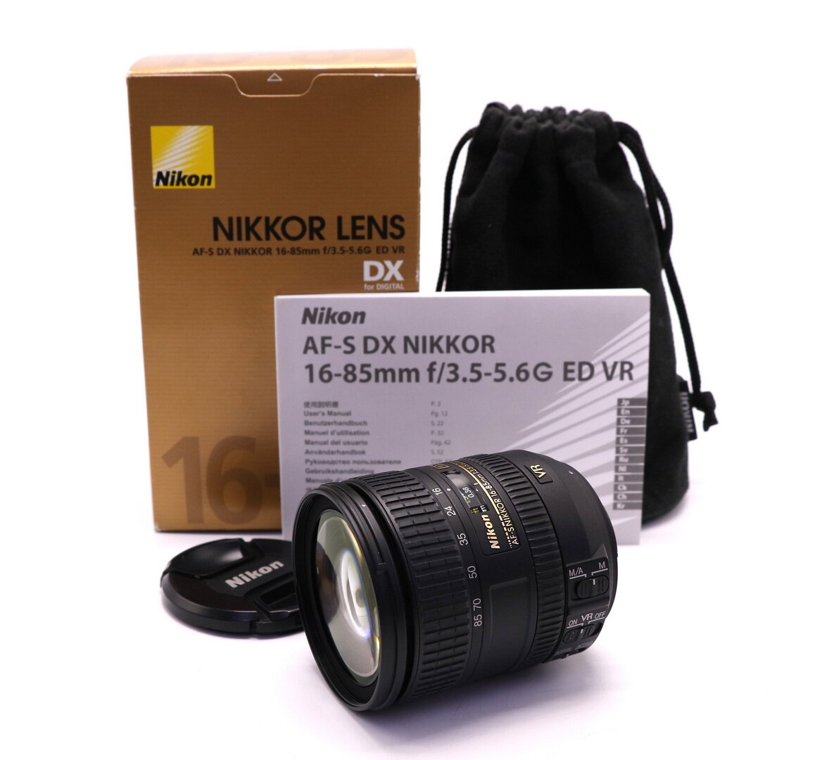 Nikon 16-85mm f/3.5-5.6G ED VR AF-S DX Nikkor в упаковке