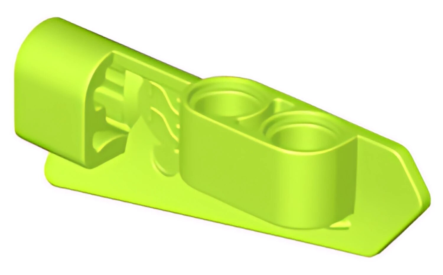 Деталь LEGO Technic, Panel Fairing #22 Very Small Smooth, Side A 11947 43500 Lime N