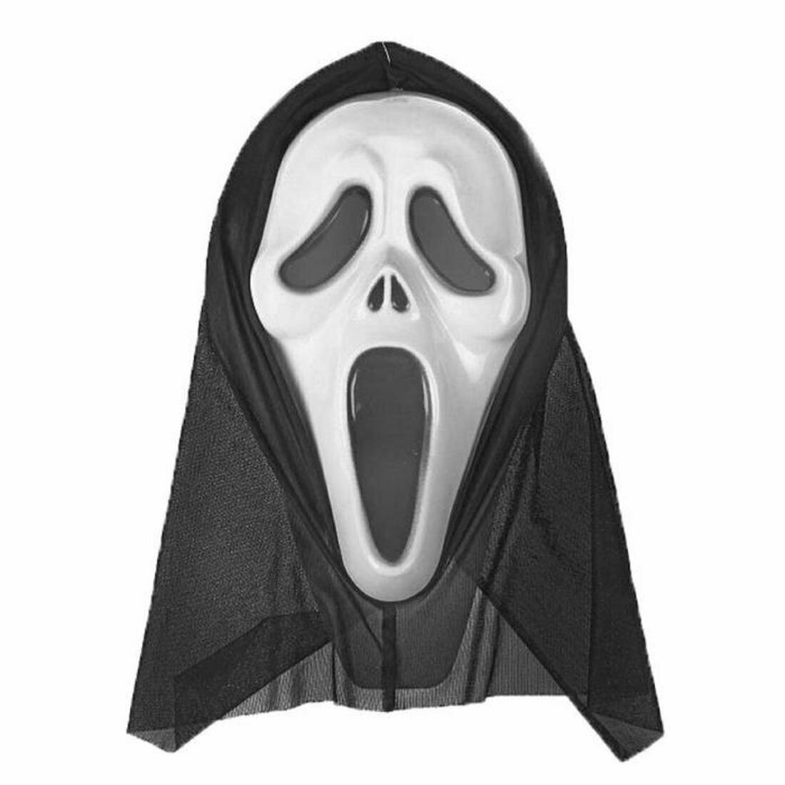 Маска Страна Карнавалия "Крик", пластик, текстиль, хэллоуин, 1 шт.