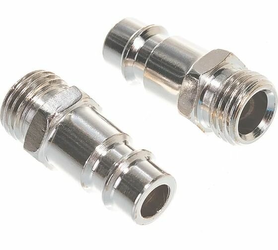 Быстросъемное соединение для пневмоинструмента,(набор 2 штуки), внешняя резьба 1/4" FIT IT 81116