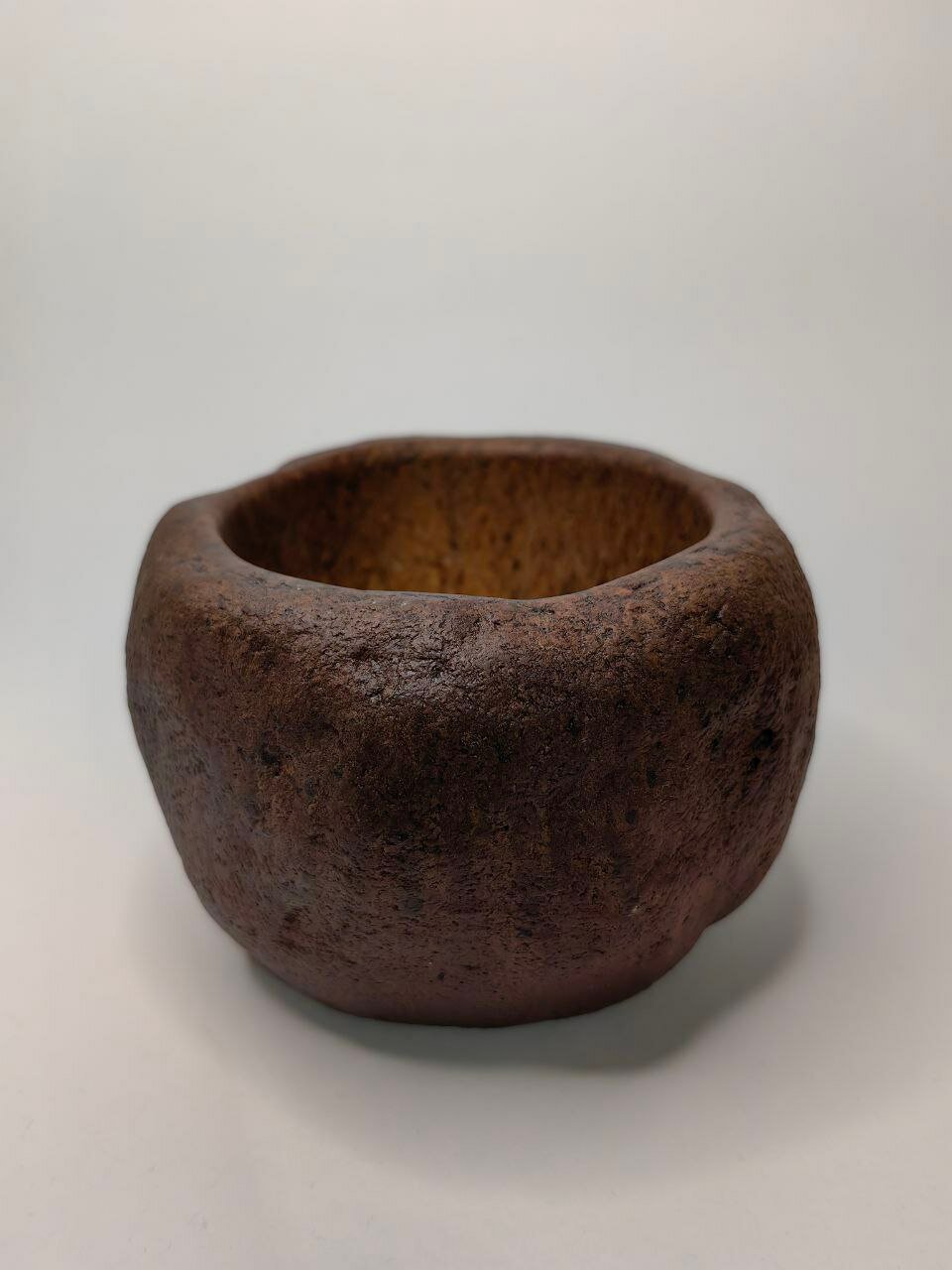 Декоративное кашпо, BARABASH decor studio, цвет красный, размер 16,5х12 см, материал бетон.