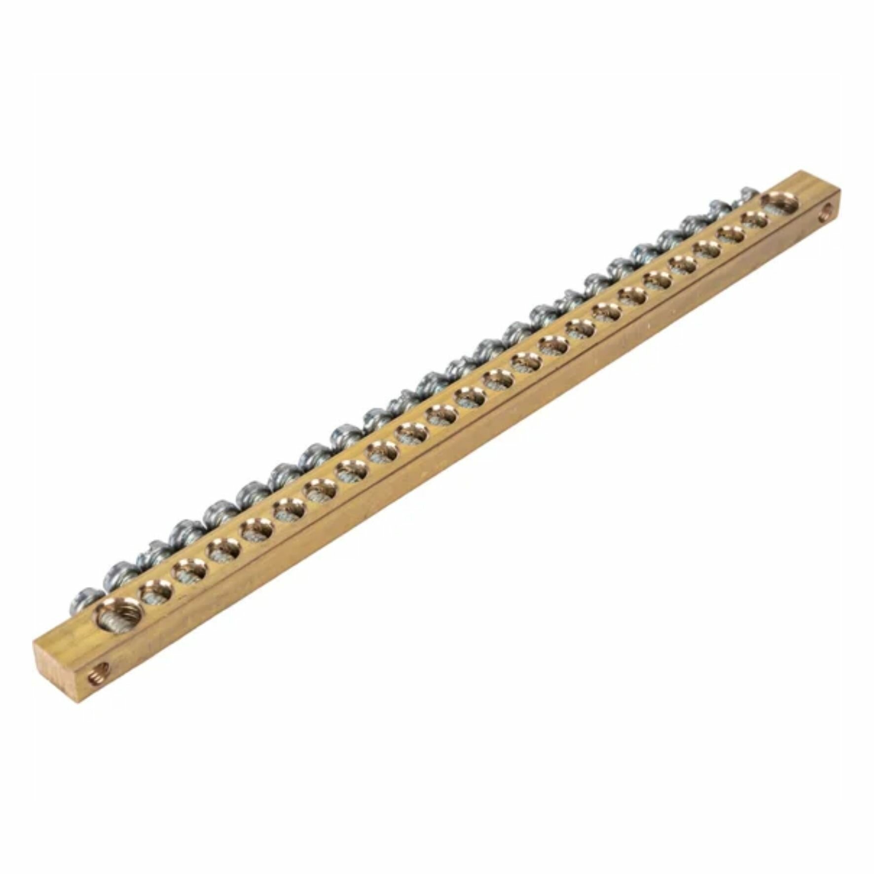 Шина PEN земля-ноль REXANT 6x9 мм 24/2 24 группы/крепеж по краям 11-2371