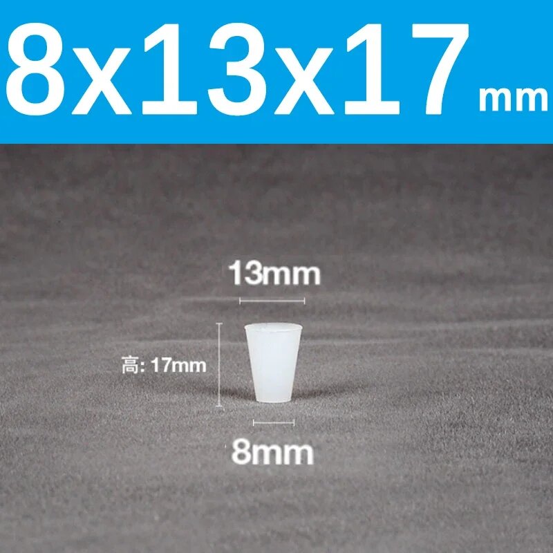 Силиконовые конические заглушки 1/2/3/5 шт 5Pcs, 8x13x17mm