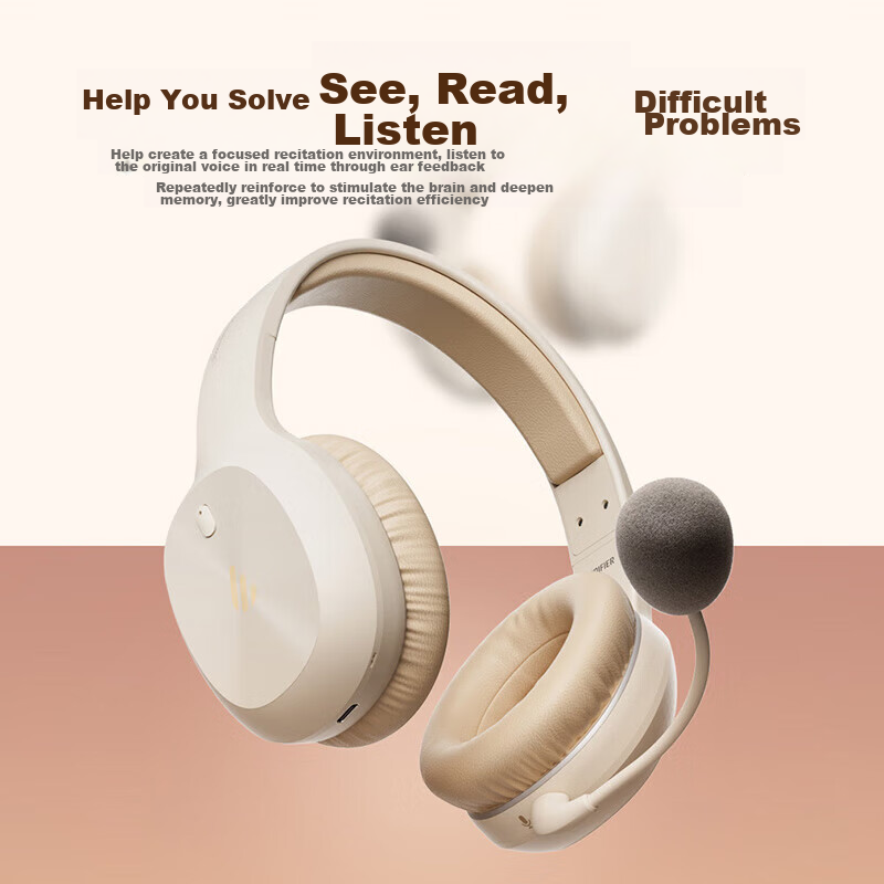 Беспроводные наушники Edifier K750W Over-Ear Bluetooth Headphones, с микрофоном, цвет Beige