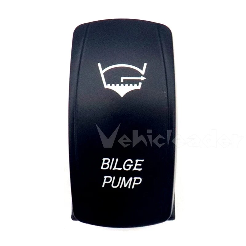 12 В 24 В водонепроницаемый кулисный переключатель для морской лодки, синий светодиод, лебедка, мгновенное включение/выключение/включение/включение, 7-контактный для автомобилей, грузовиков, автофургонов, лодок BILGE PUMP