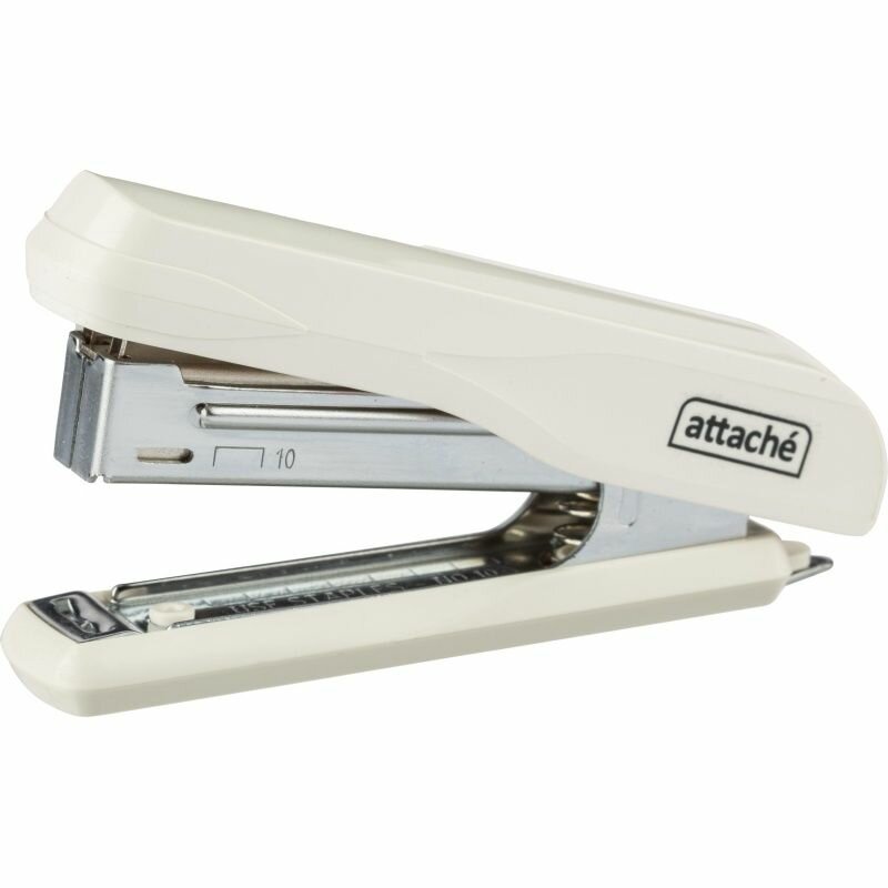 Степлер Attache PSW1020 (№10) до 20 листов, пластик и металл, белый