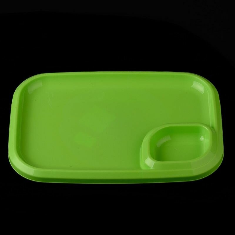 Блюдо Интерм с соусницей, цвет Салатовый, 30х21 см (Т0513)