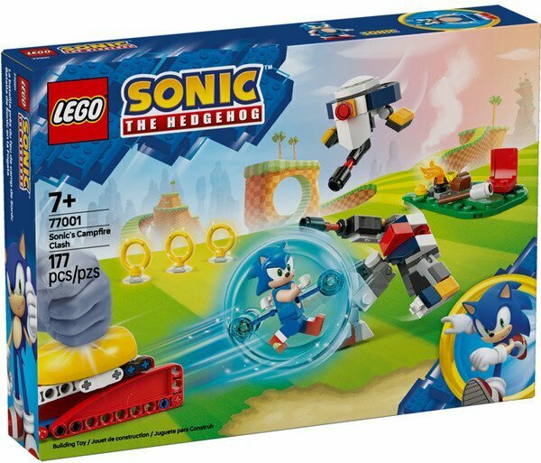 Конструктор LEGO Sonic The Hedgehog 77001 Столкновение Соника у костра (Lego 77001)
