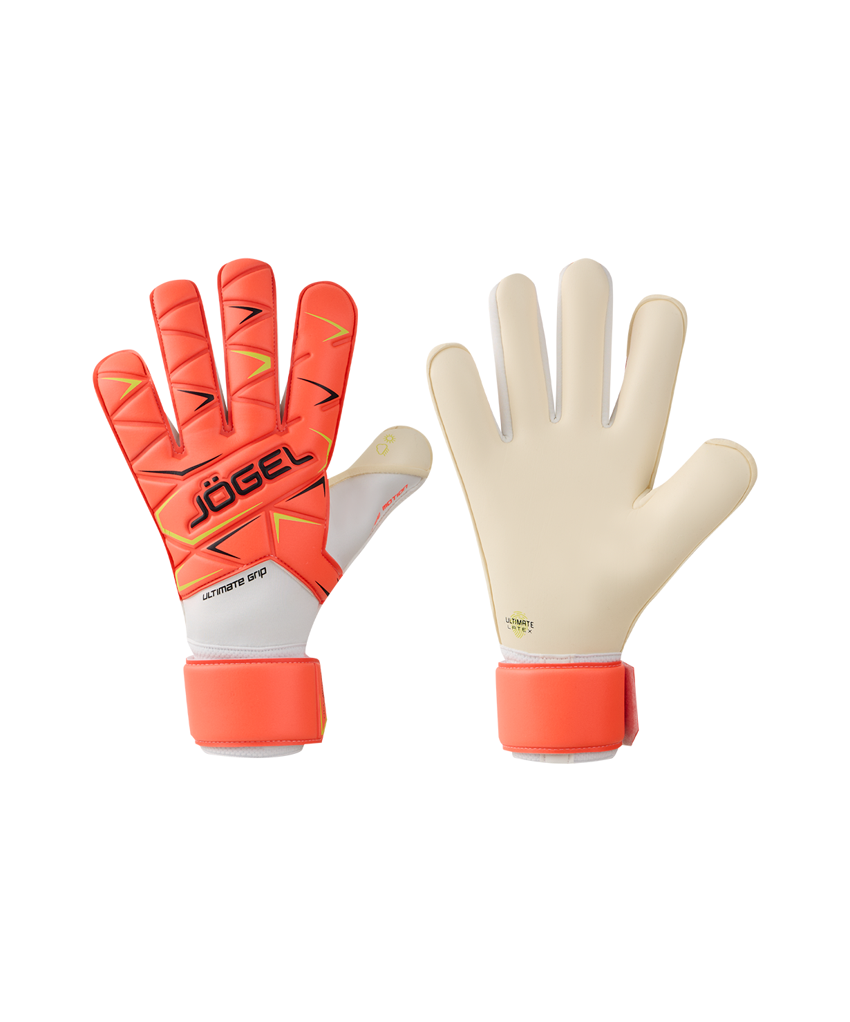 Перчатки вратарские Jögel Legend Ul4 Roll Negative, коралловый размер 7,5