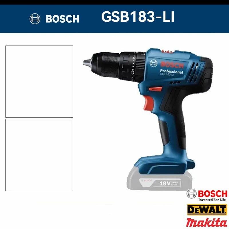 Бесщеточная литий-ионная ударная дрель 18 В GSB183-LI