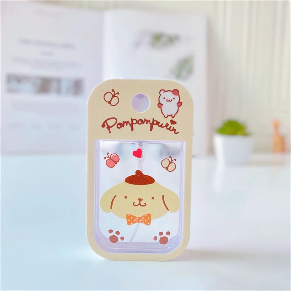 Kawaii Hello Kitty Sanrio флакон для духов, портативный флакон для спирта Y2K, милый мультяшный дорожный косметический флакон для девушек, Pom Pom Purin