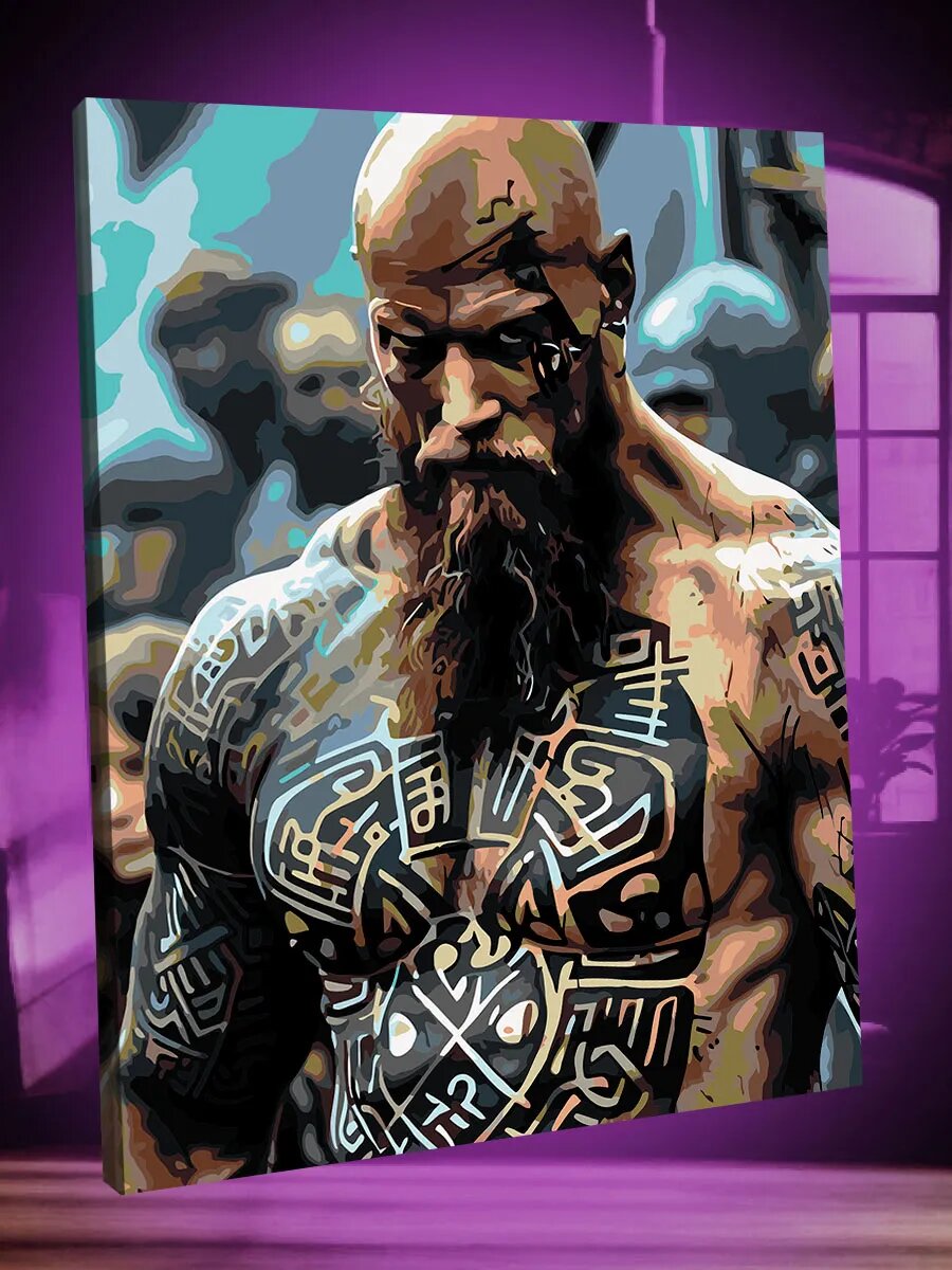 Картина по номерам Скандинавия викинги