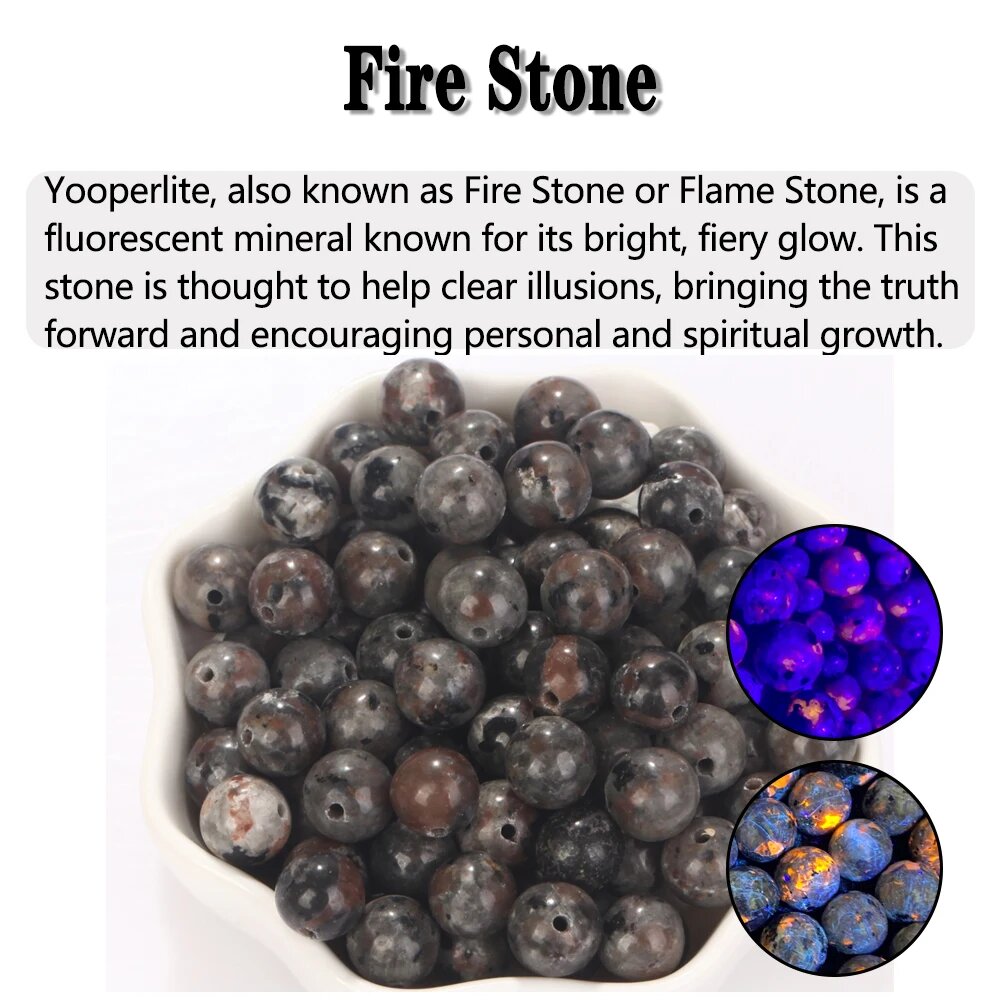 Бусины Fire Stone, фиолетовый, 10 мм