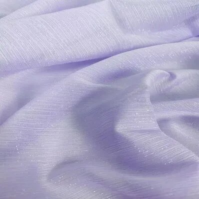 Шелковая шифоновая плиссированная ткань LANLINYING 50x150 см purple