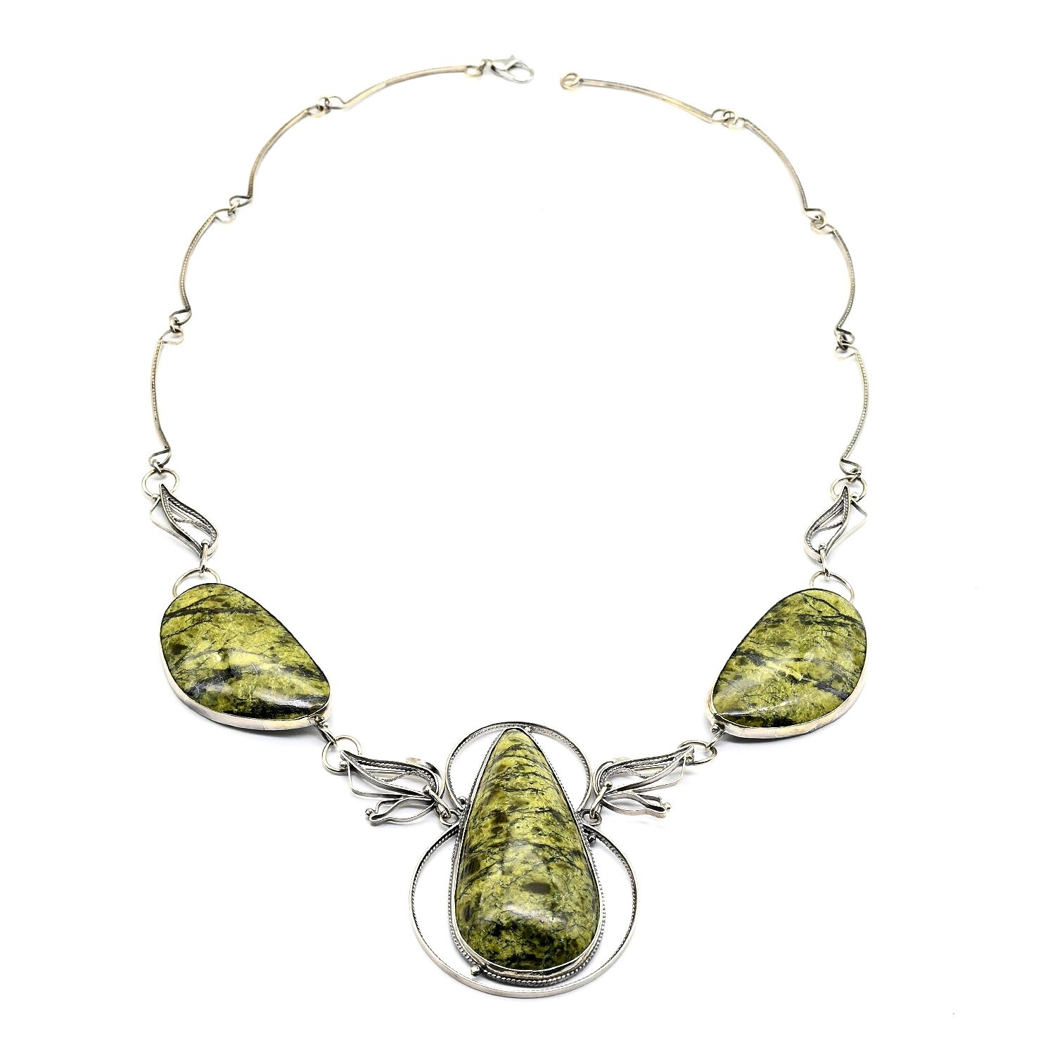 Колье, змеевик