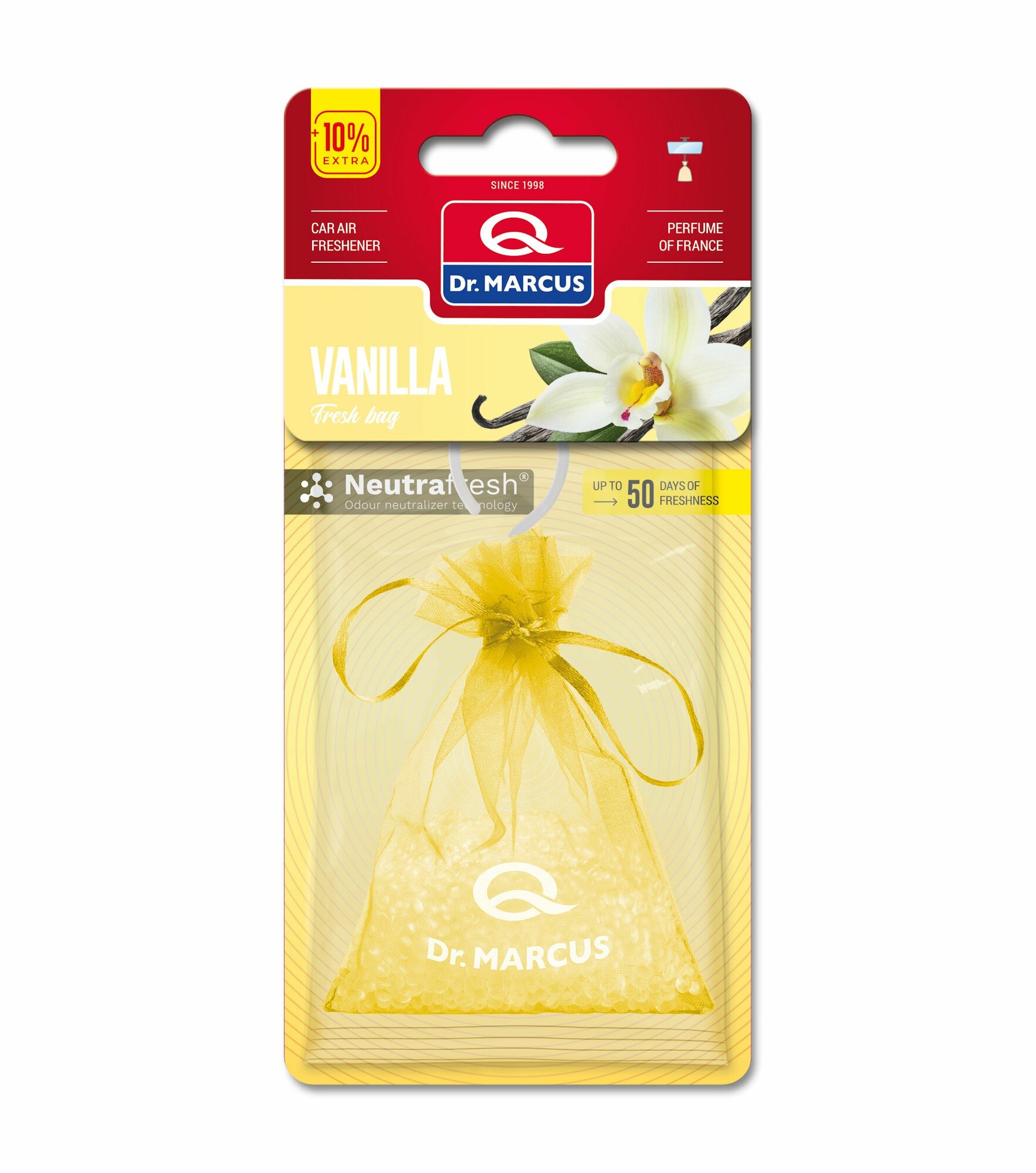 Ароматизатор подвесной Dr.Marcus Fresh Bag _Vanilla (аромат ванили) 22г DM429-10-1