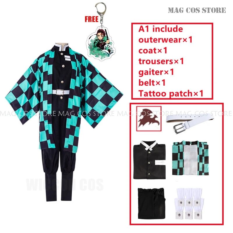 Косплей костюм Танджиро Камадо S, A1
